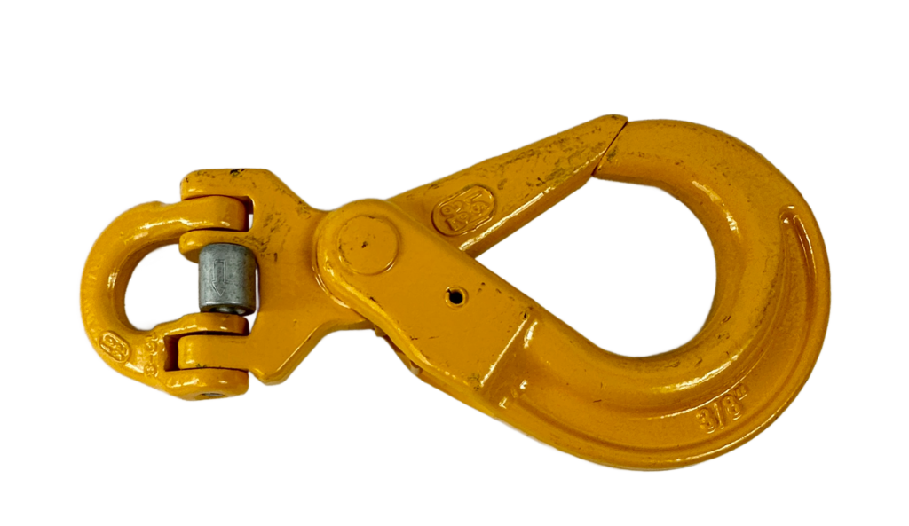 3/8" Grade 80 Safety Hook With Half Link WLL 7,100 Lbs 4:1 SAFETY ...